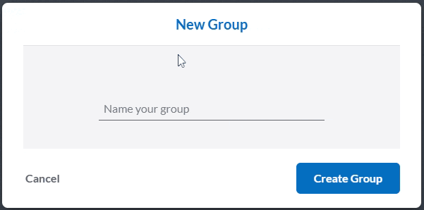 Creating a Group