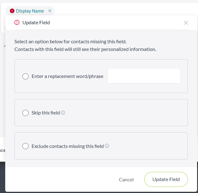 Group Message Merge Fields