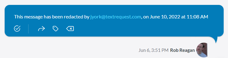 Redacting a Message