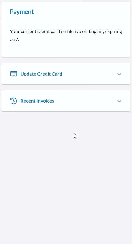 Change Billing Information